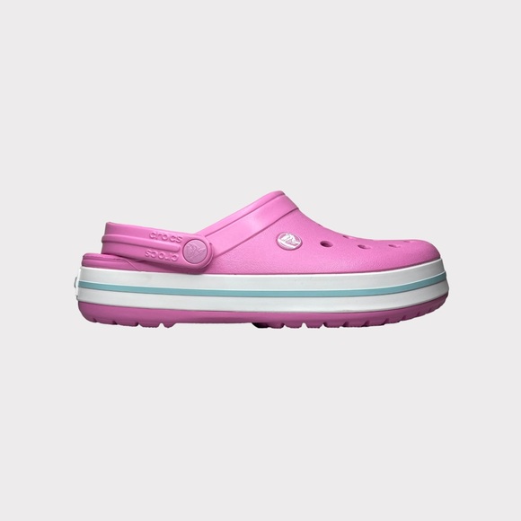CROCS | Shoes | Crocs Pink Color Block Clogs | Poshmark